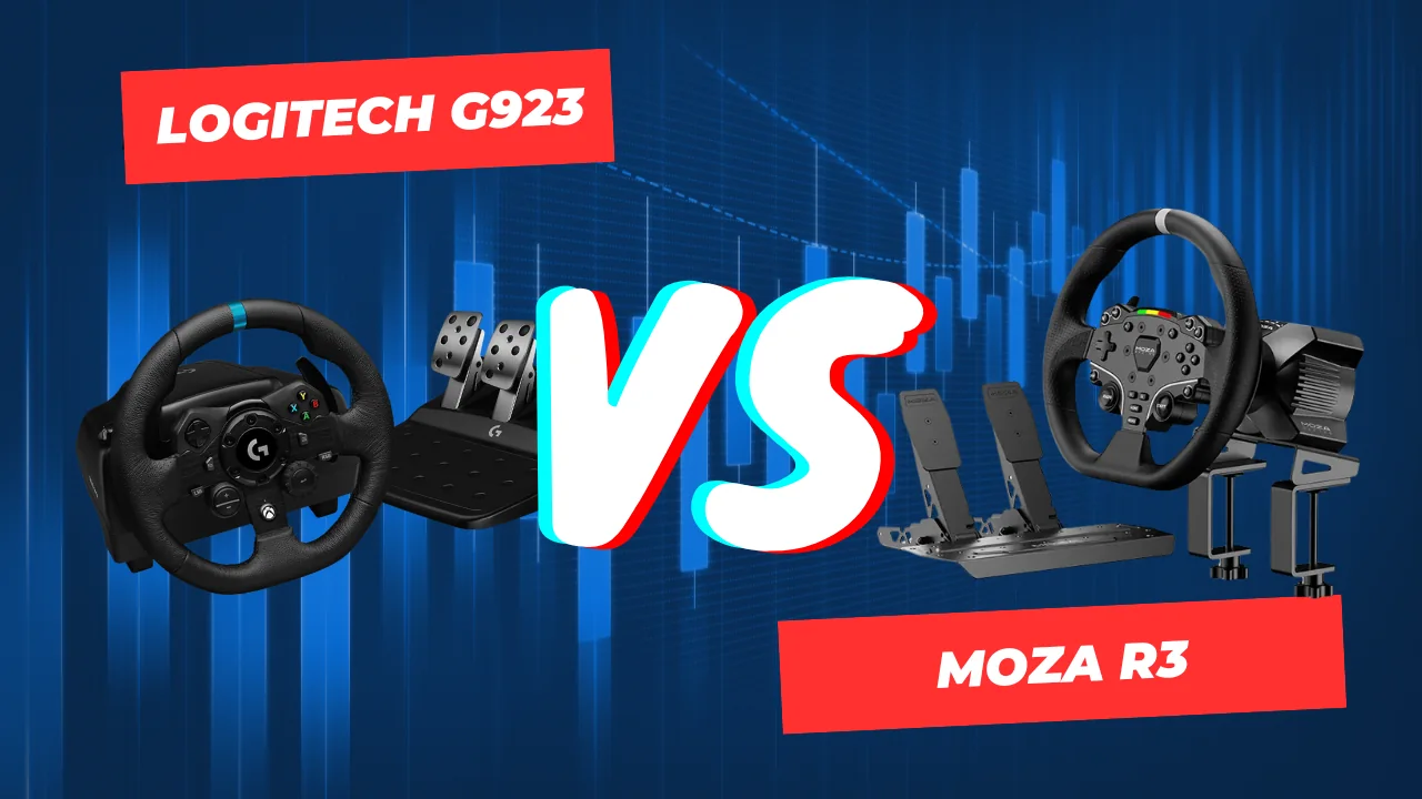 Moza R3 vs Logitech G923 - Comparison